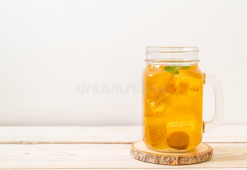 Chinese plum juice stock image. Image of beverage, cocktail - 180063167
