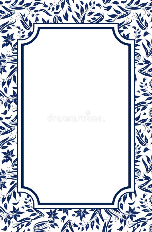 Chinese Porcelain Style Background, Template, the Flowers Patterns ...