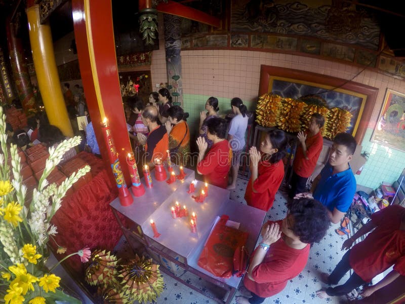 Chinese pray editorial photography. Image of event, java - 76540257