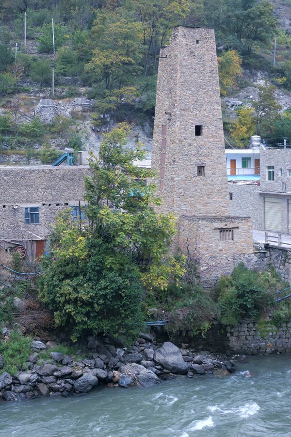 Chinese Qiang Ethnic Minority Tower Stock Image - Image of ancient ...