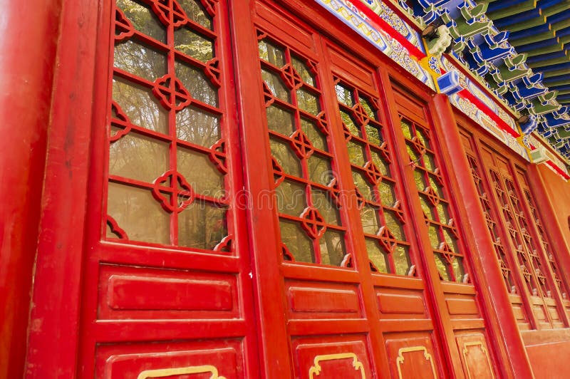 Chinese Red Gate Picture. Image: 21964995