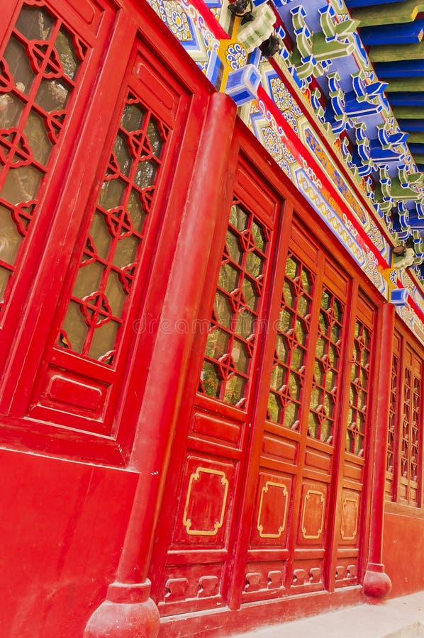 Chinese Red gate stock image. Image of shintoism, place - 21965053