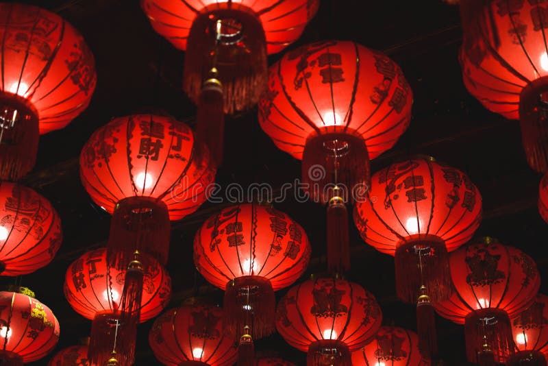 Chinese red lamp stock photo. Image of coloring, china - 73771128