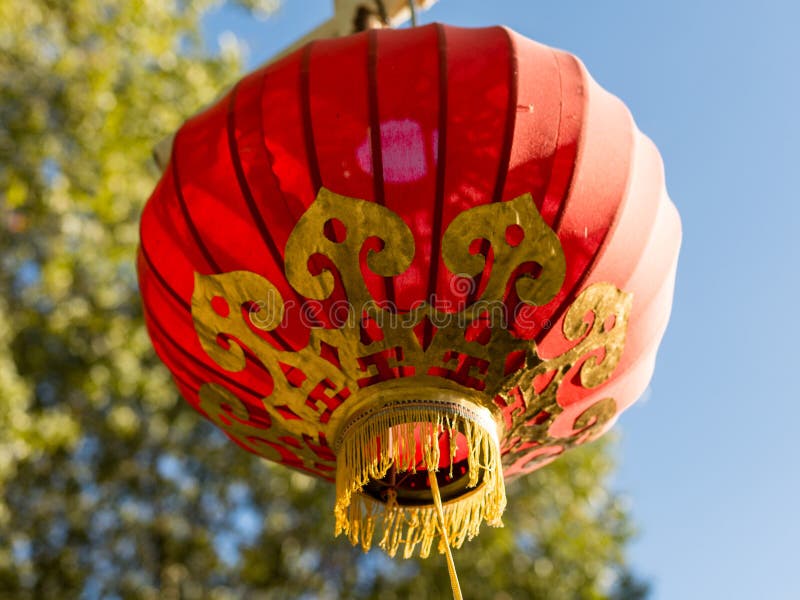 Chinese red lampion stock image. Image of classic, east - 32502925