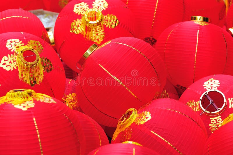 Chinese red lanterns stock image. Image of culture, holiday - 29571771