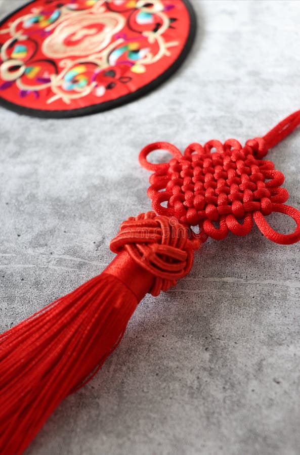 Chinese Red Luck Knot Souvenir Stock Image - Image of knot, luck: 172087425