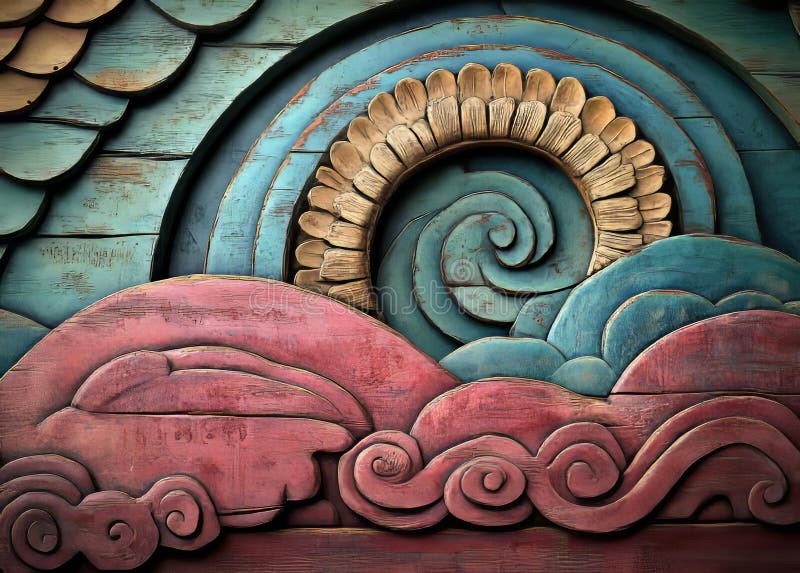 Chinese Red Textured Pattern in Filigree for Background Stock Photo ...