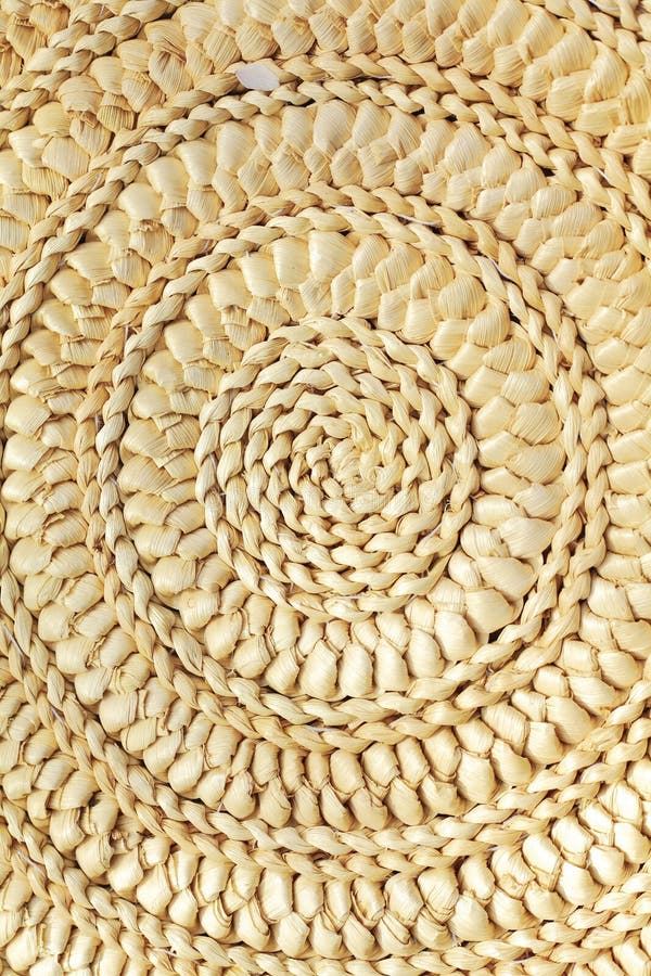 Chinese Reed Leaves Woven Spiral Shape Crafts of Background Stock Photo ...