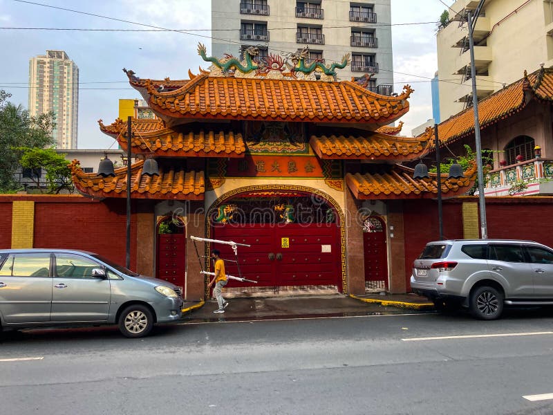Chinese Religion Temple in Ermita Editorial Image - Image of chinese ...