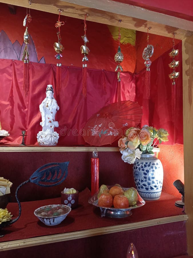 Chinese Religious Equipment that is in His Place Stock Image - Image of ...