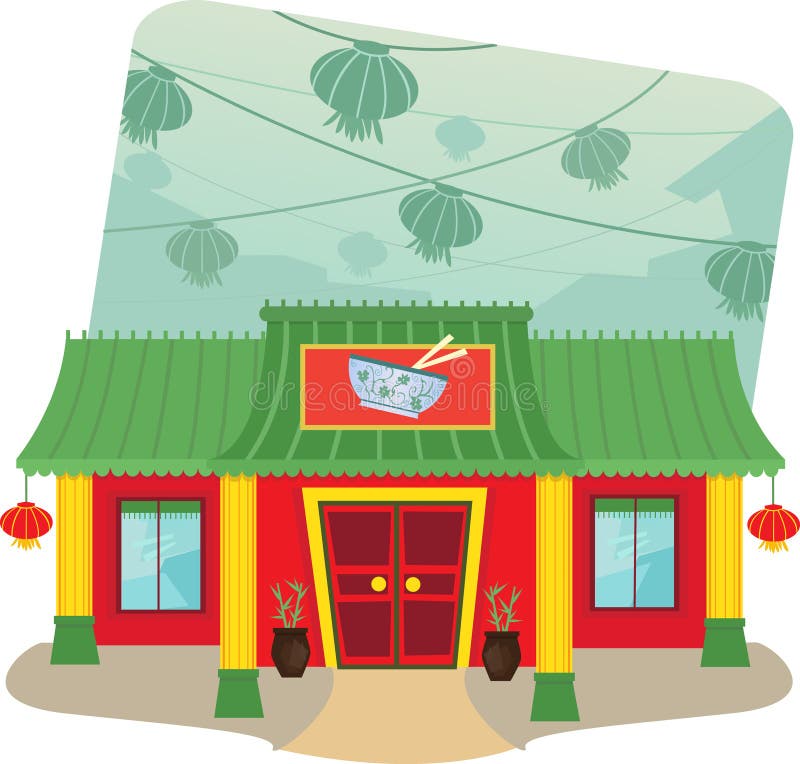 Chinese Restaurant Menu Card. Stock Illustration - Illustration of ...