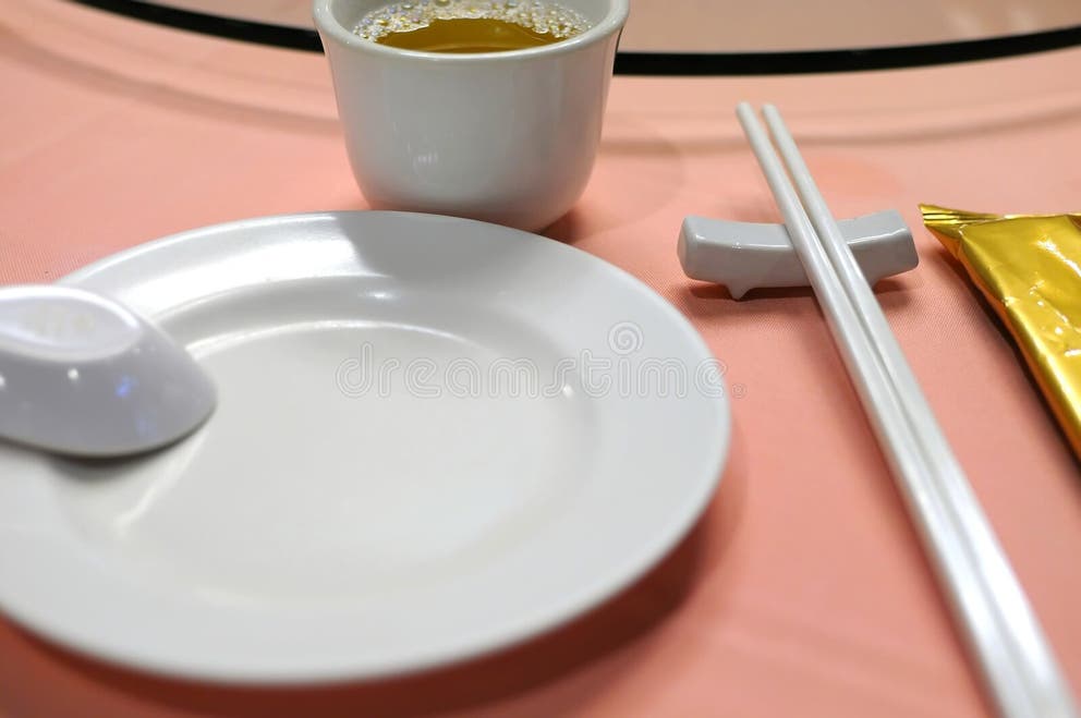 Chinese Restaurant Table Layout Stock Image - Image of industry ...