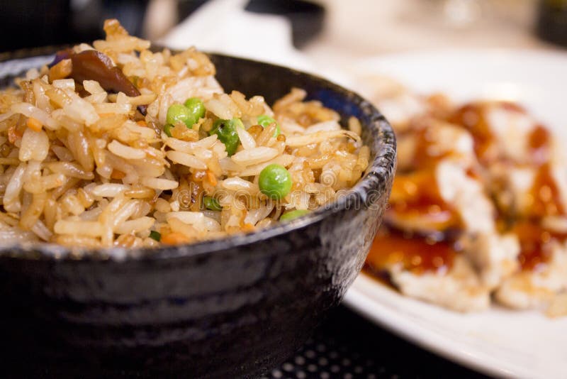 Chinese rice stock image. Image of lunch, restaurant - 67710881