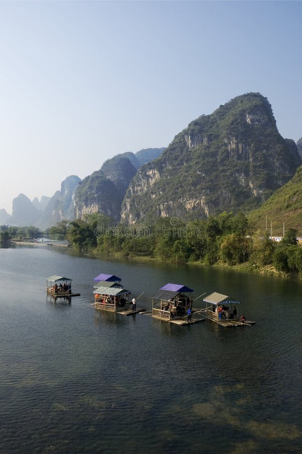 Chinese River Tours stock image. Image of summer, float - 6437621