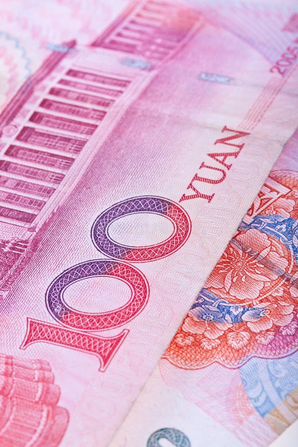 Chinese RMB Banknotes stock photo. Image of renminbi - 23860332