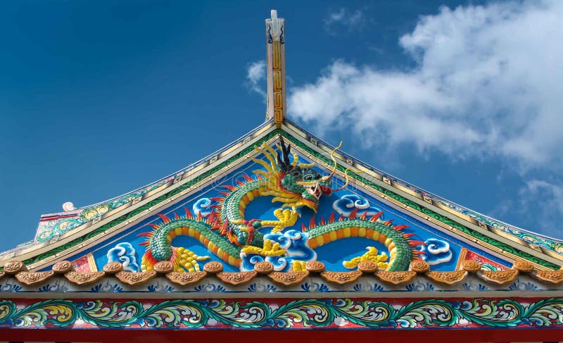 Chinese roof stock image. Image of ofroof, gambrel, gable - 61003833