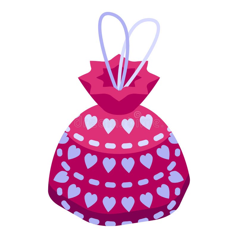 Chinese Sack Icon, Isometric Style Stock Vector - Illustration of ...