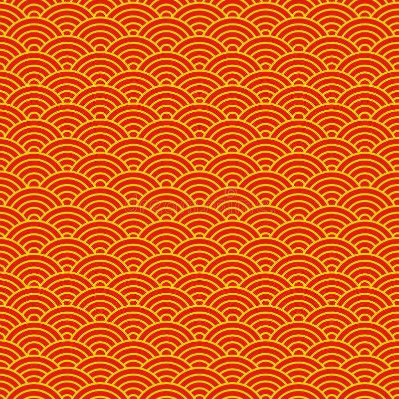 Chinese Seamless Pattern. Vector Illustration Stock Illustration ...