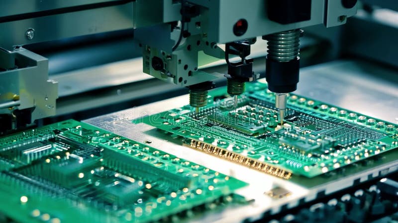 High Precision Machine Operates at Chinese Semiconductor Factory ...