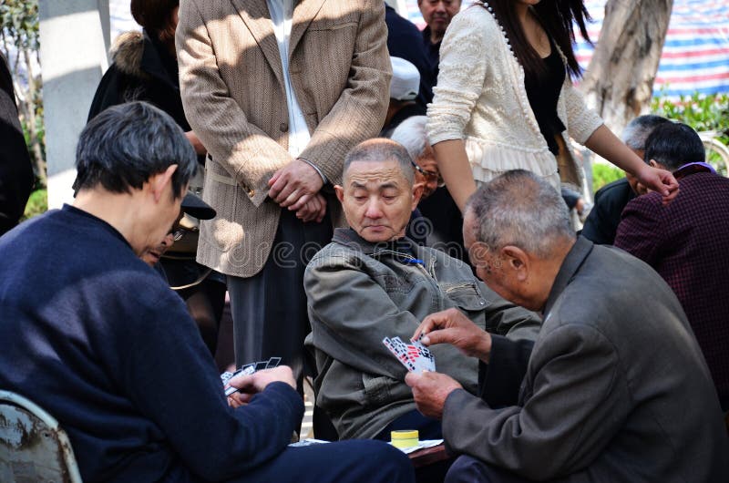 Chinese senior citizens editorial photo. Image of group - 24271956