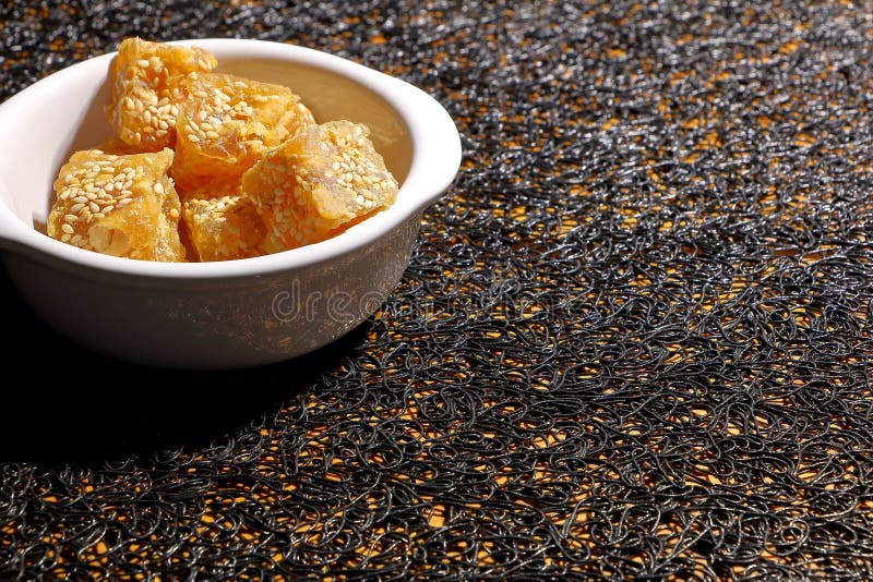 Chinese sesame candy stock image. Image of cookie, tasty - 67013755