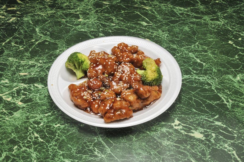 Chinese Sesame Chicken stock image. Image of sauce, marinated - 212460395