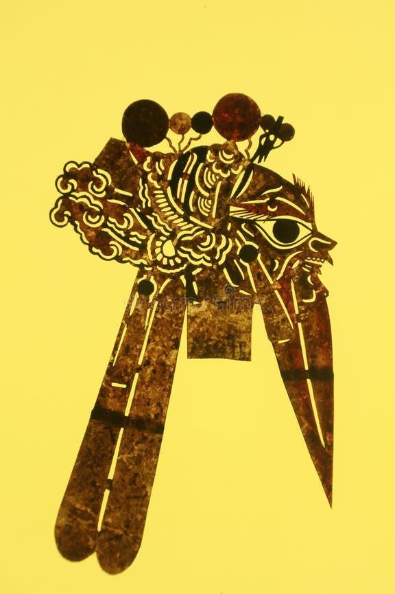 Chinese shadow puppet stock image. Image of costumes - 365236431