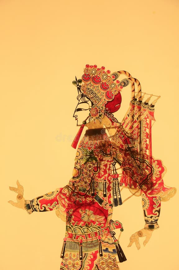 Chinese shadow puppet editorial stock photo. Image of clothing - 369380543