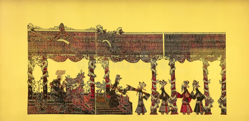Chinese Shadow Puppets Prop Editorial Stock Photo - Image of ancient ...