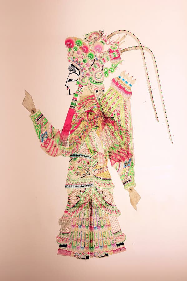 Chinese Shadow Puppets Prop Editorial Photo - Image of details, rich ...