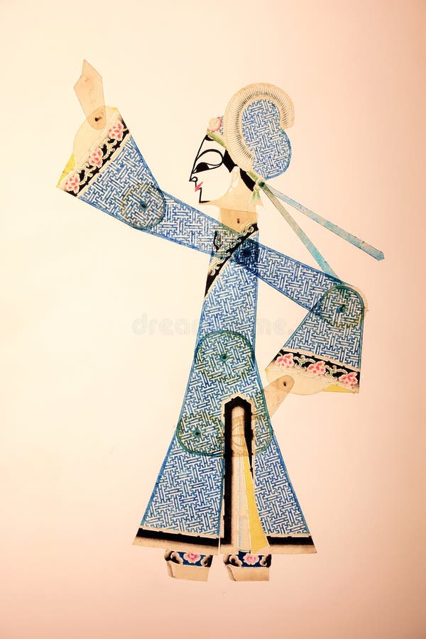 Chinese Shadow Puppets Prop Stock Image - Image of closeup ...