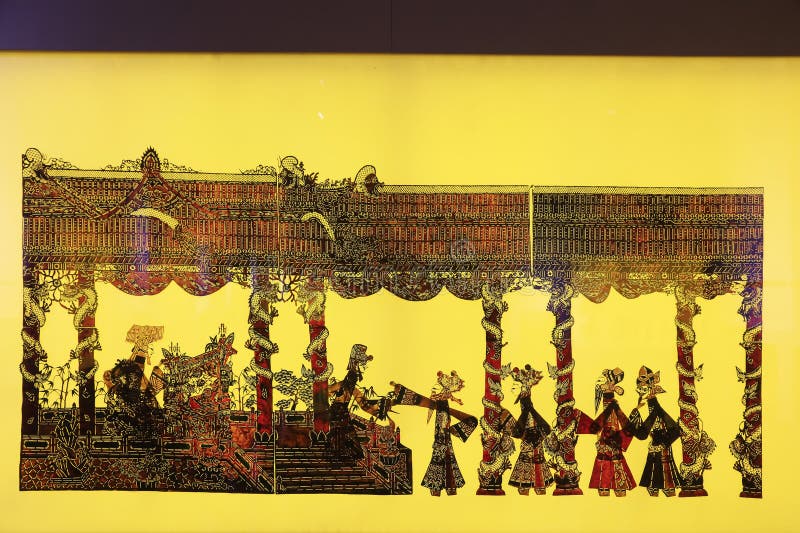 Chinese Shadow Puppets Prop Stock Image - Image of ancient, drama ...