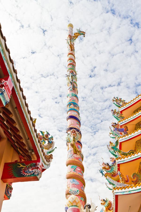 Chinese Shrine, a Beautiful Chinese Temple. Stock Image - Image of ...