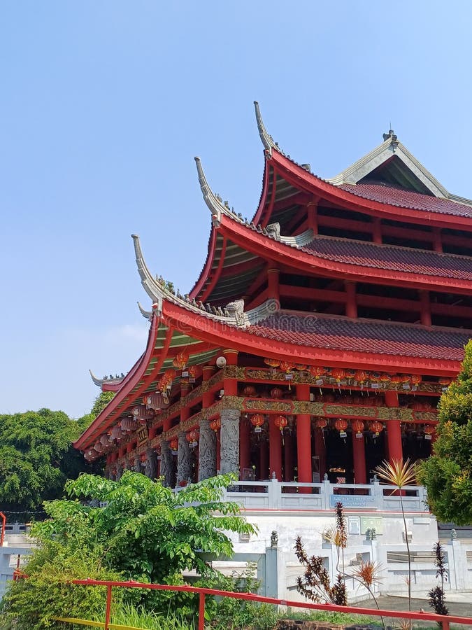 The Chinese Shrine in Semarang, Indonesia Stock Photo - Image of ...
