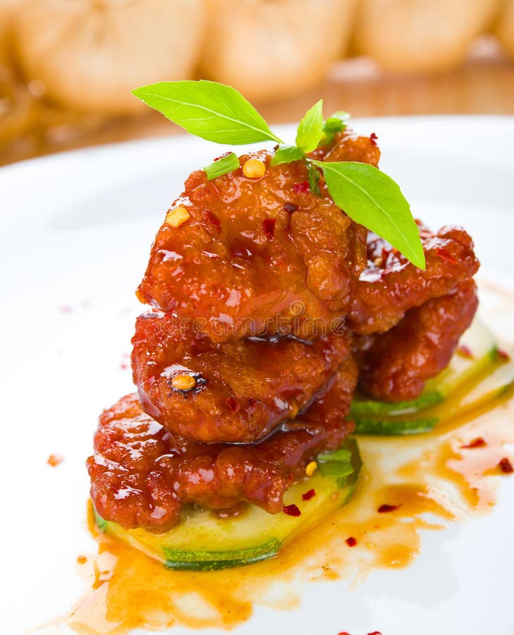 Chinese Sticky Pork Spare Ribs Stock Photo - Image of cooked, chinese ...