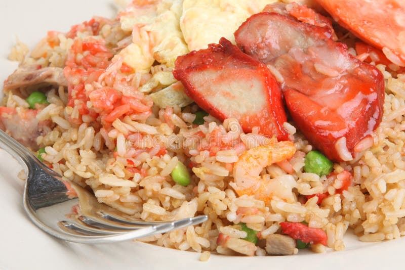 Chinese Special Fried Rice Takeaway Stock Image - Image of omelet ...