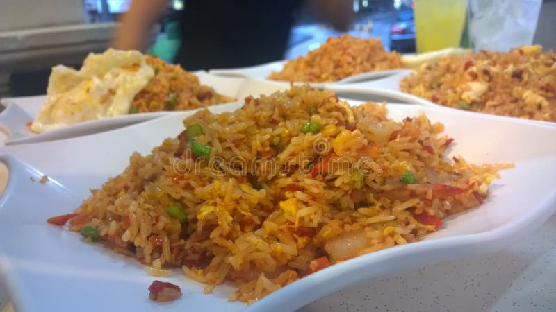 Chinese Spicy Fried Rice stock image. Image of fried - 211332877
