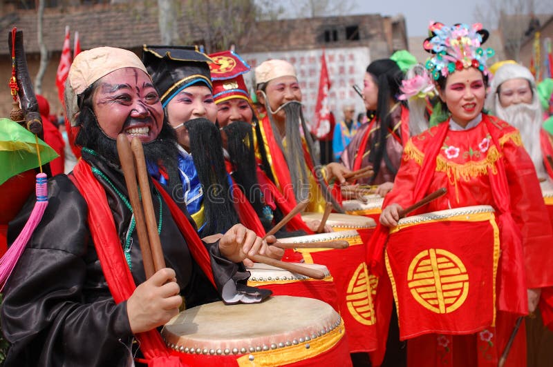 Chinese Spring Festival editorial photography. Image of folk - 22562542