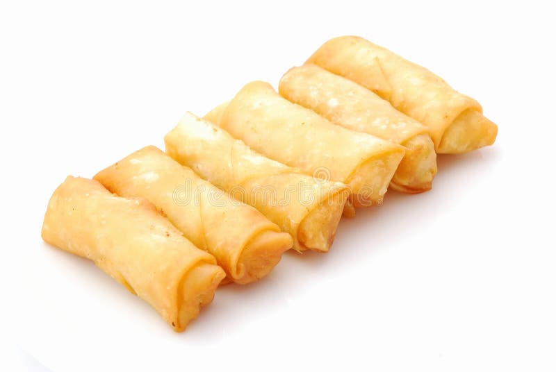 Chinese spring rolls stock photo. Image of chinese, fried - 8168920