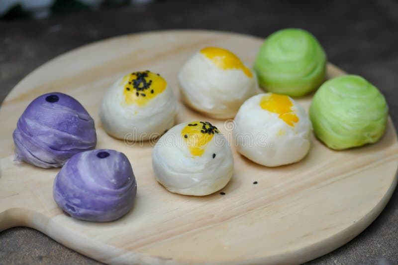 Chinese Spring Rolls, Moon Cake Stock Image - Image of ball, sweetmeat ...