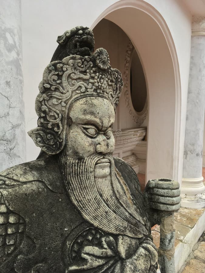 Chinese statue stock photo. Image of stonestatue, chines - 92337030