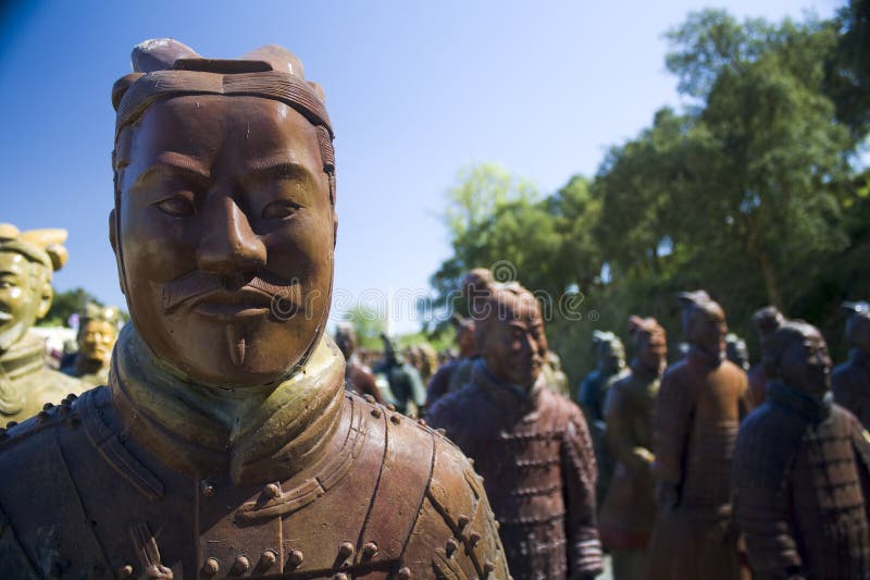 Chinese statues stock photo. Image of antique, ancient - 15486110