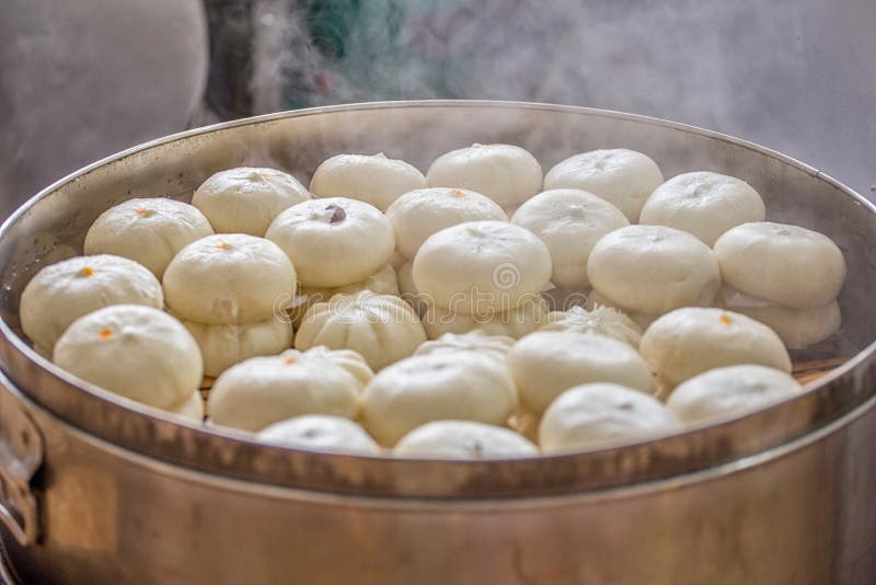 Chinese steamed bread stock image. Image of vegetables - 73987661
