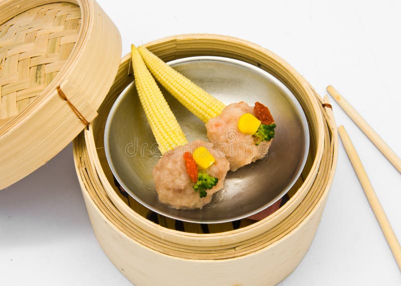 Steamed Shrimp Dumplings Dim Sum Stock Image - Image of culture, asian ...