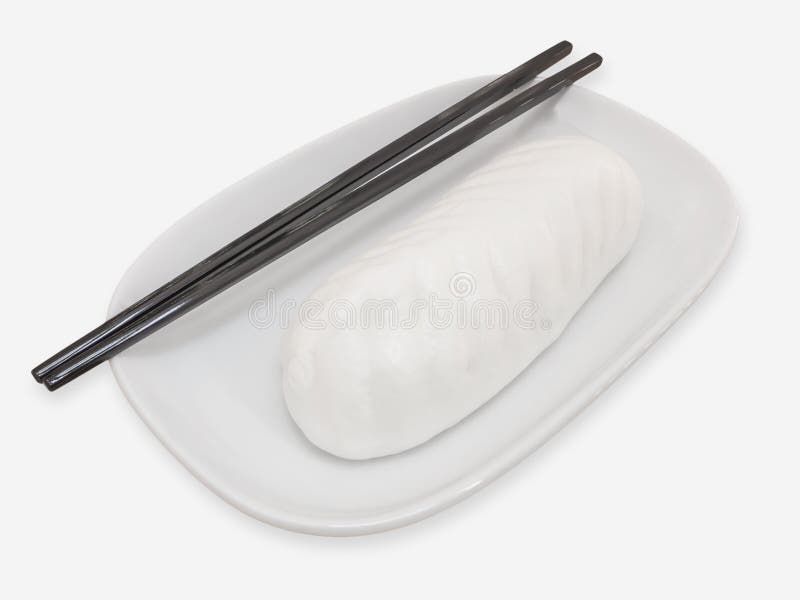 Chinese steamed long bun stock image. Image of chinese - 43794763