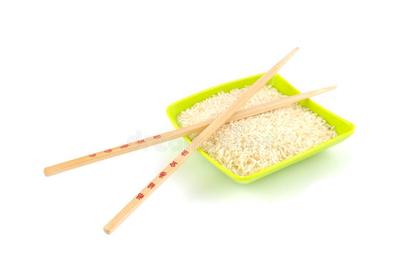 Chinese Sticks, Plate and Cup Stock Image - Image of dishes, bowl: 2038989