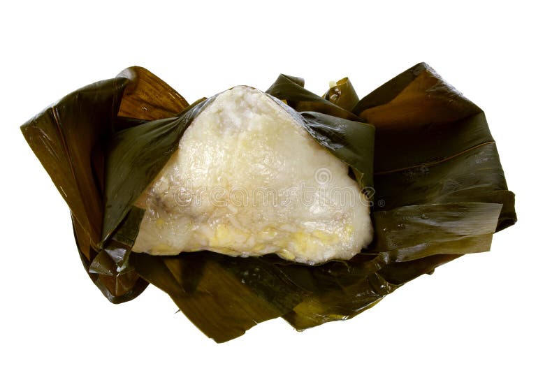 Chinese Sticky Rice Dumpling Stock Image - Image of cuisine, studio ...