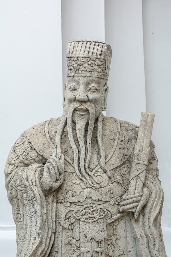 Chinese stone doll stock photo. Image of historic, famous - 76678734