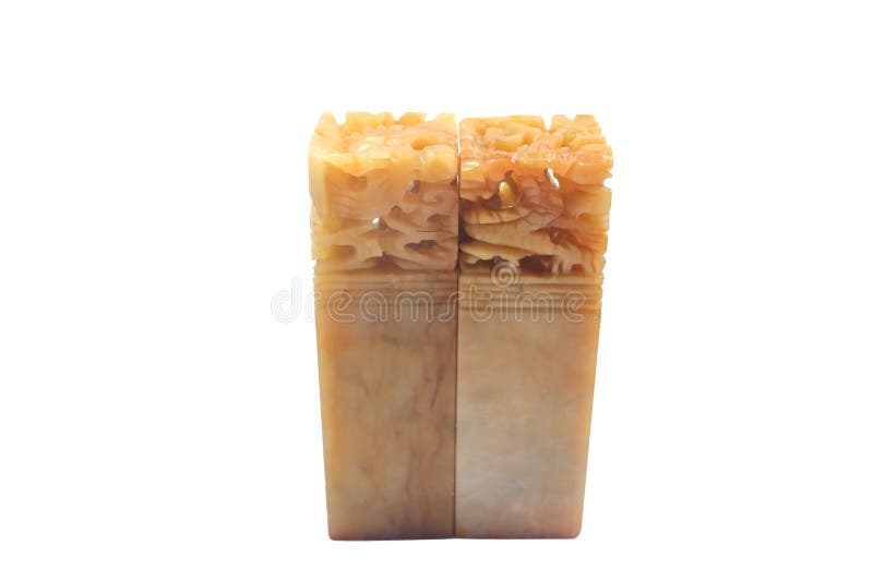 The Chinese Stone Stamps, Traditional Chinese Stamps Stock Photo ...