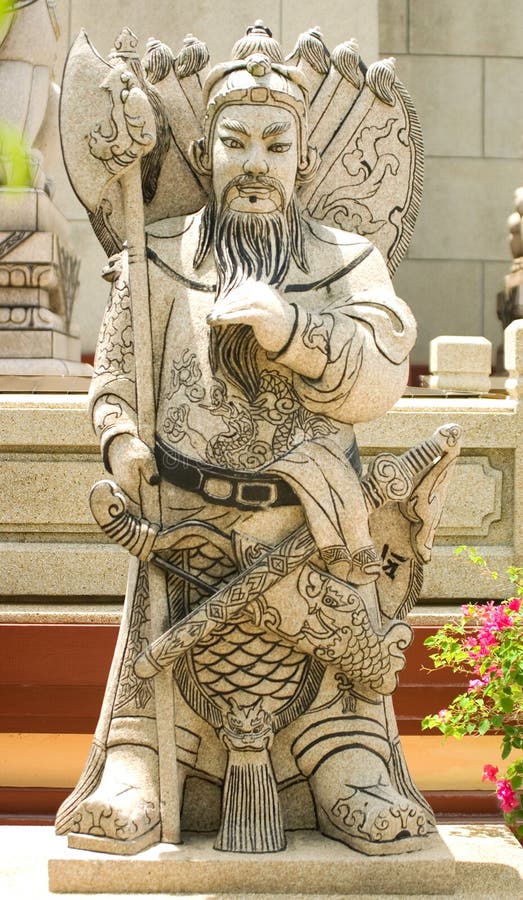 Kuan Kung the Chinese God of War and Prosperity Stock Photo - Image of ...